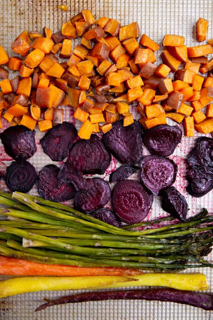 Roasted Spring Veggie Power Bowl • Fit Mitten Kitchen
