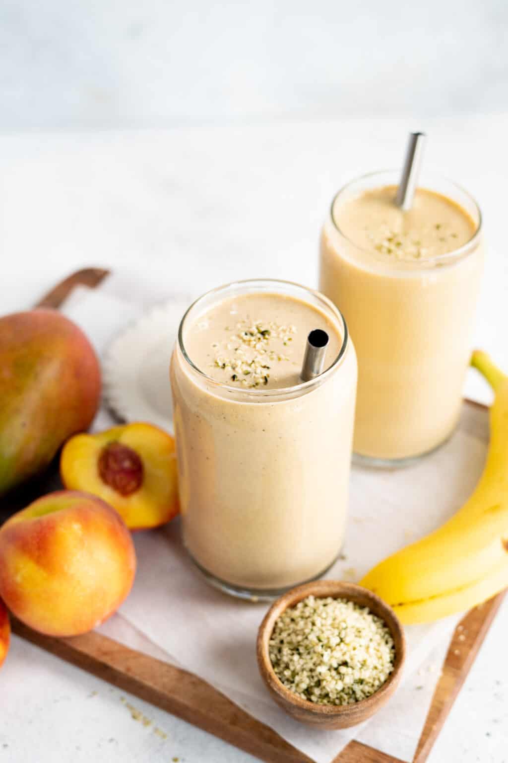 Peach Smoothie Recipe • Fit Mitten Kitchen