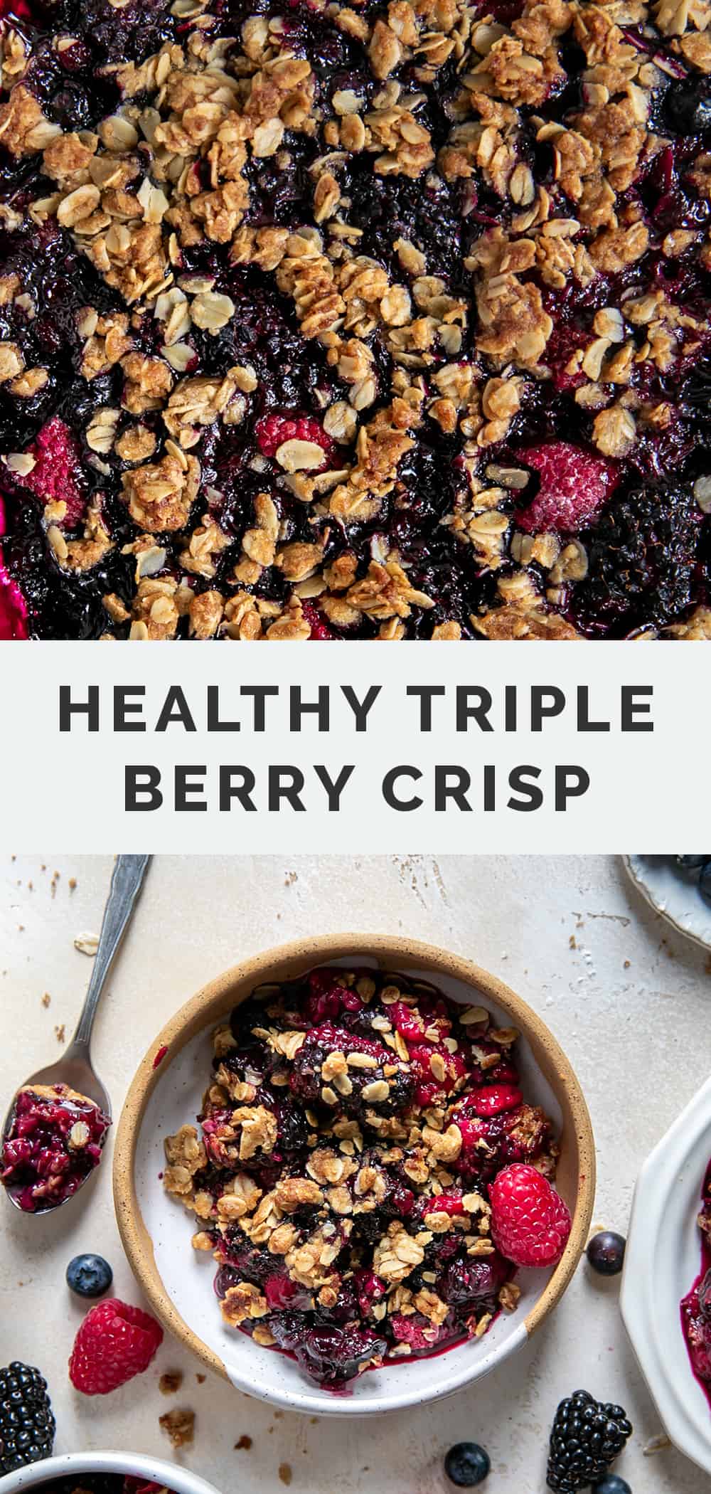 Triple Berry Crisp • Fit Mitten Kitchen