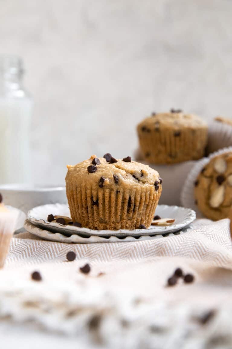 Almond Flour Chocolate Chip Muffins • Fit Mitten Kitchen