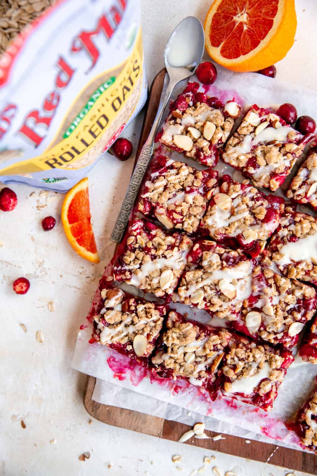 Cranberry Crumble Bars • Fit Mitten Kitchen