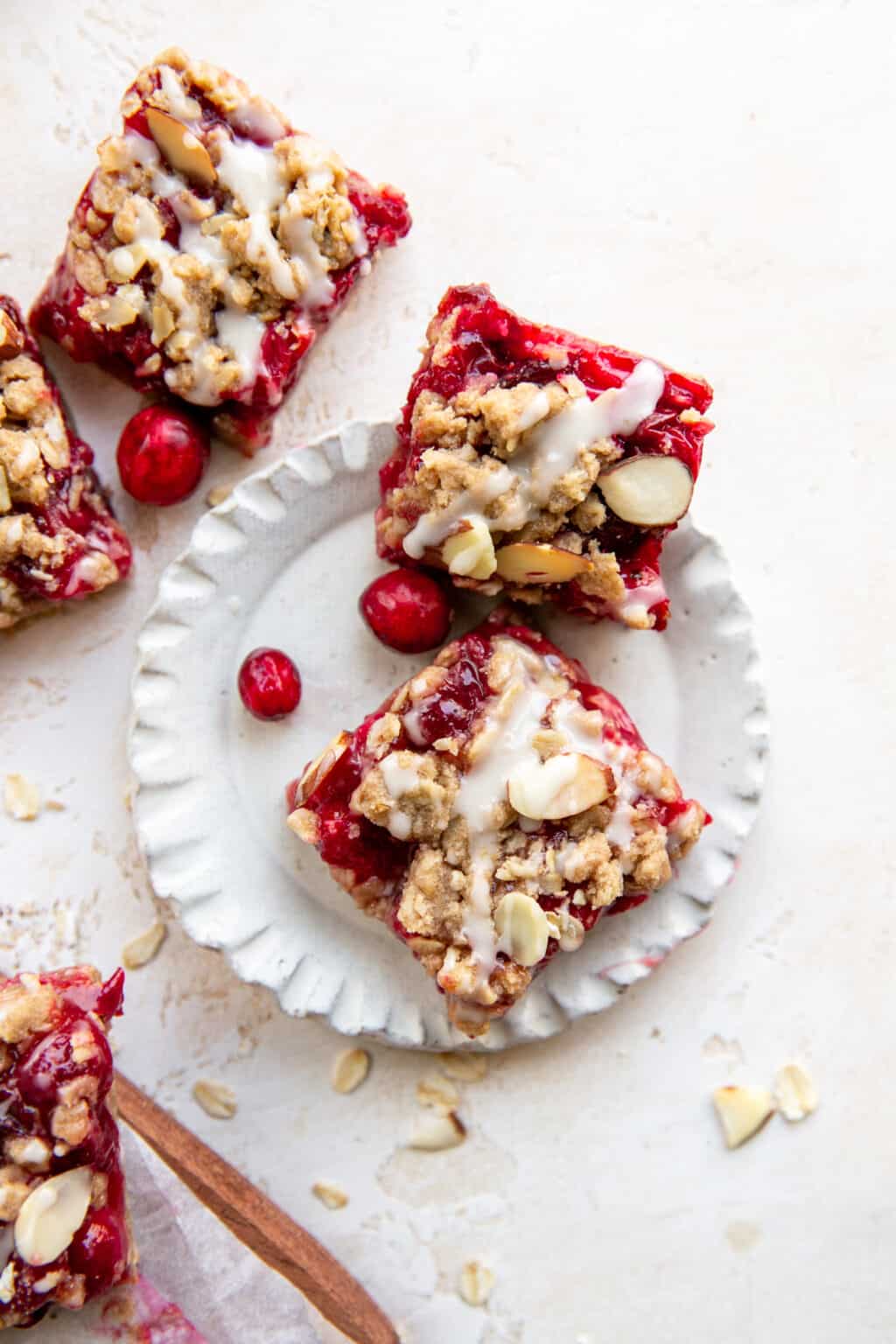 Cranberry Crumble Bars • Fit Mitten Kitchen