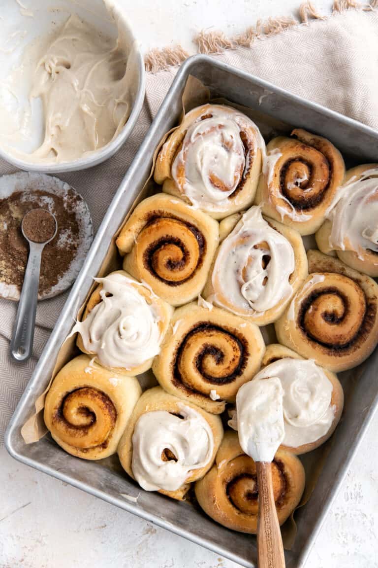 Chai Spiced Cinnamon Rolls • Fit Mitten Kitchen