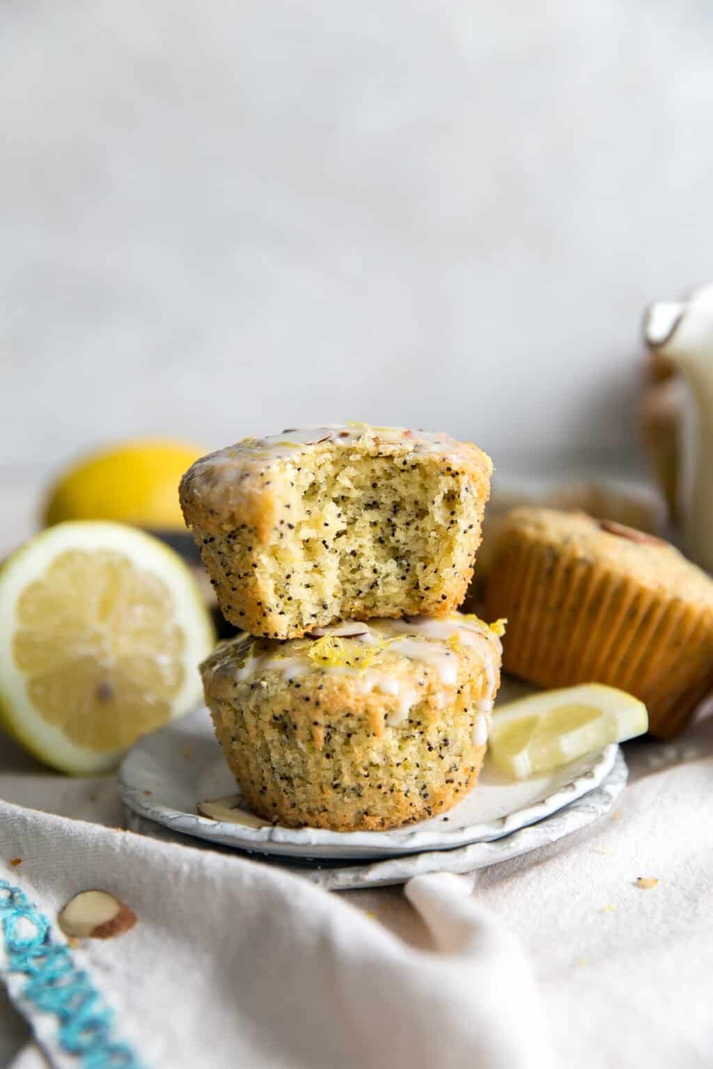 Almond Flour Lemon Poppy Seed Muffins • Fit Mitten Kitchen