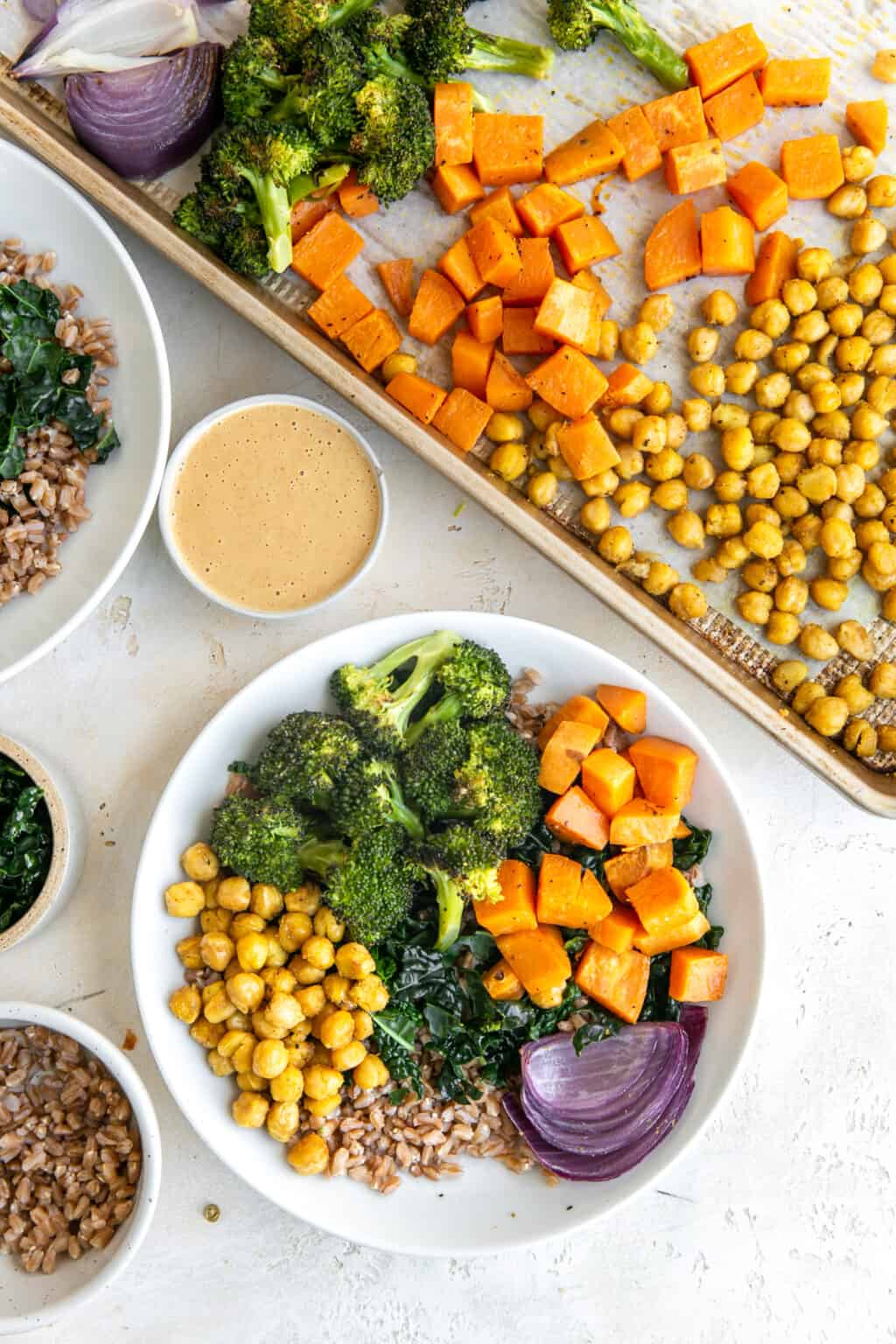 Broccoli Sweet Potato Bowl • Fit Mitten Kitchen