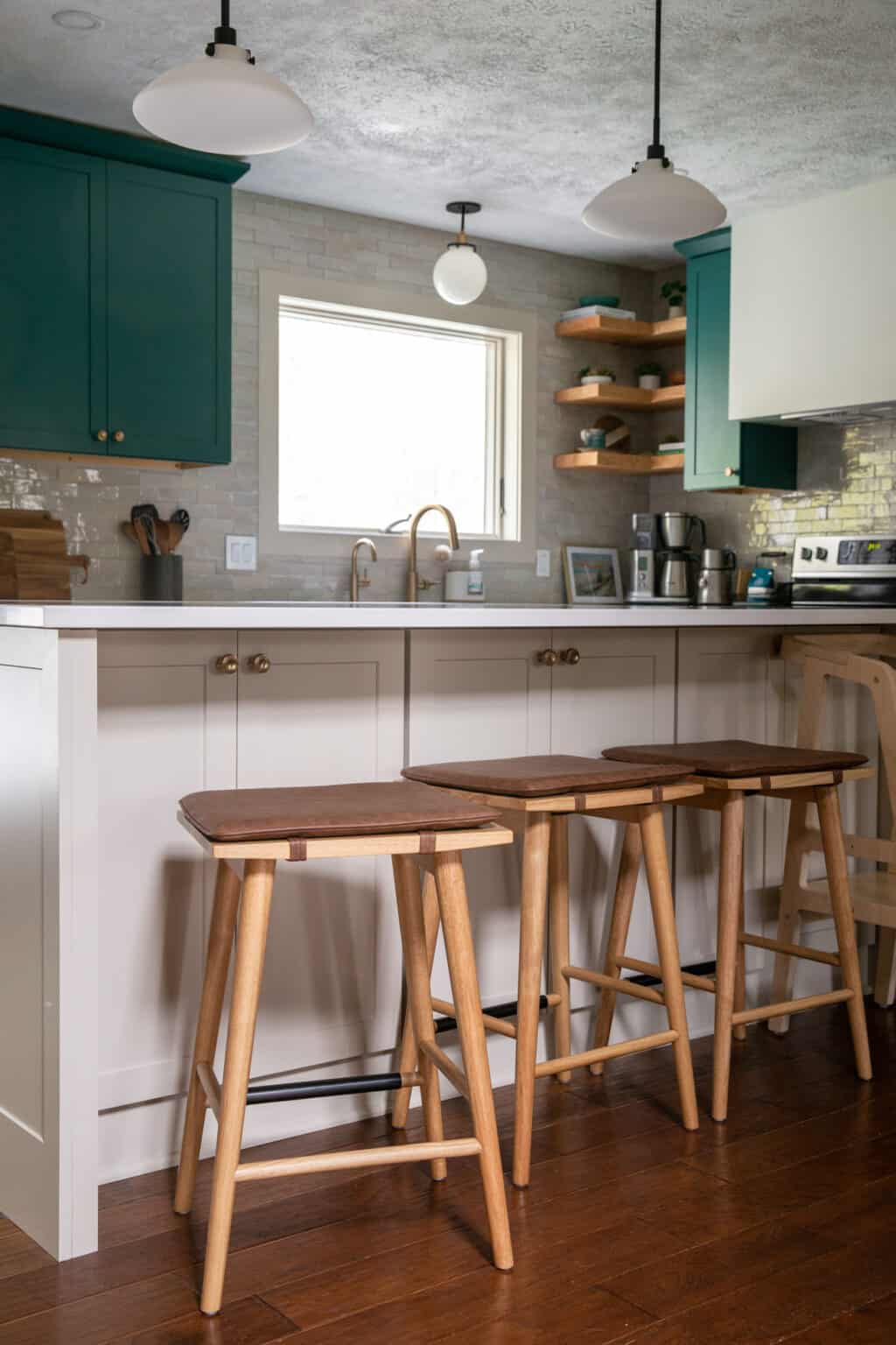 Our Teal Kitchen Remodel • Fit Mitten Kitchen