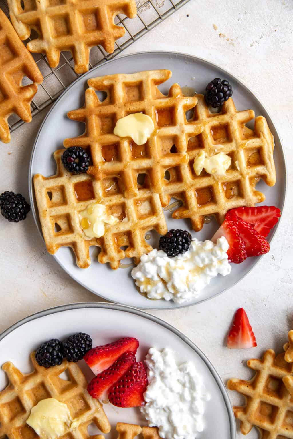 Whole Wheat Waffles • Fit Mitten Kitchen