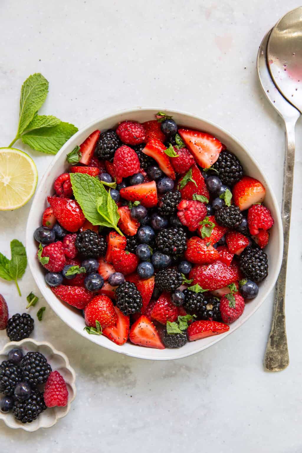 Berry Fruit Salad • Fit Mitten Kitchen