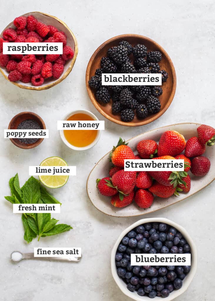 Berry Fruit Salad • Fit Mitten Kitchen