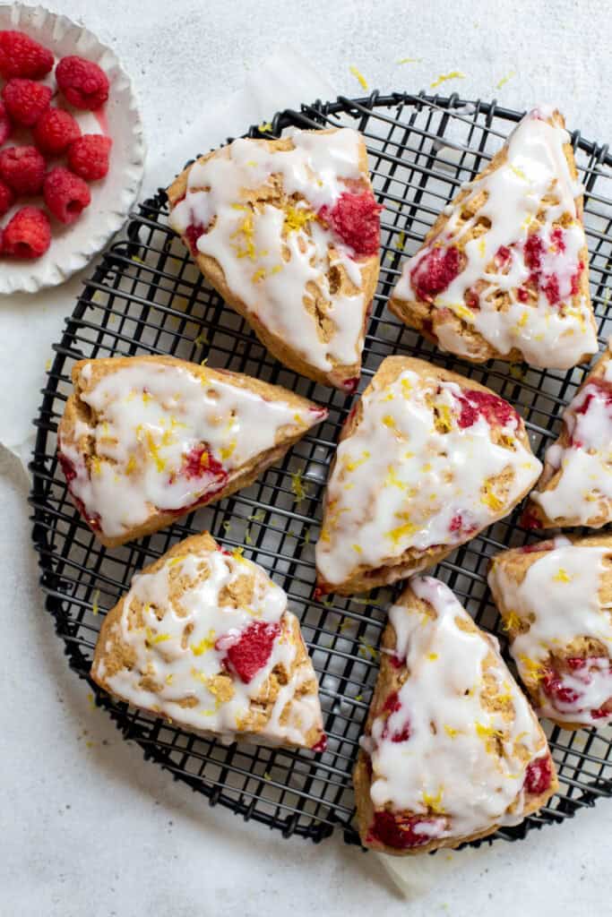 Raspberry Scones • Fit Mitten Kitchen