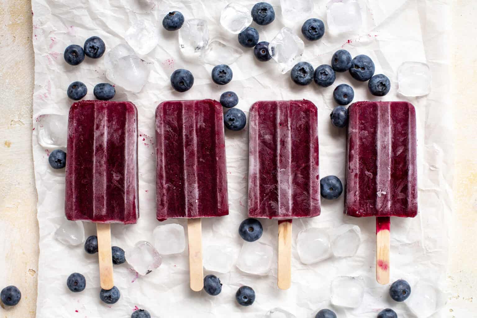 Blueberry Popsicles • Fit Mitten Kitchen