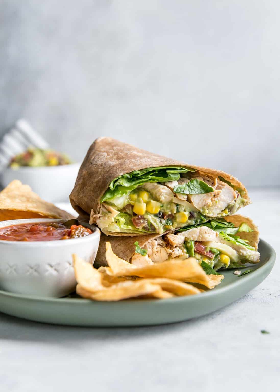 Southwest Chicken Wrap • Fit Mitten Kitchen