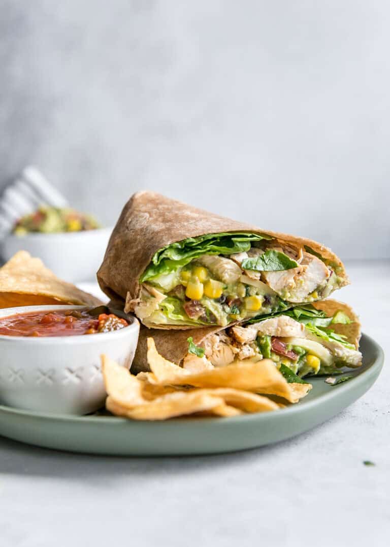 Southwest Chicken Wrap • Fit Mitten Kitchen