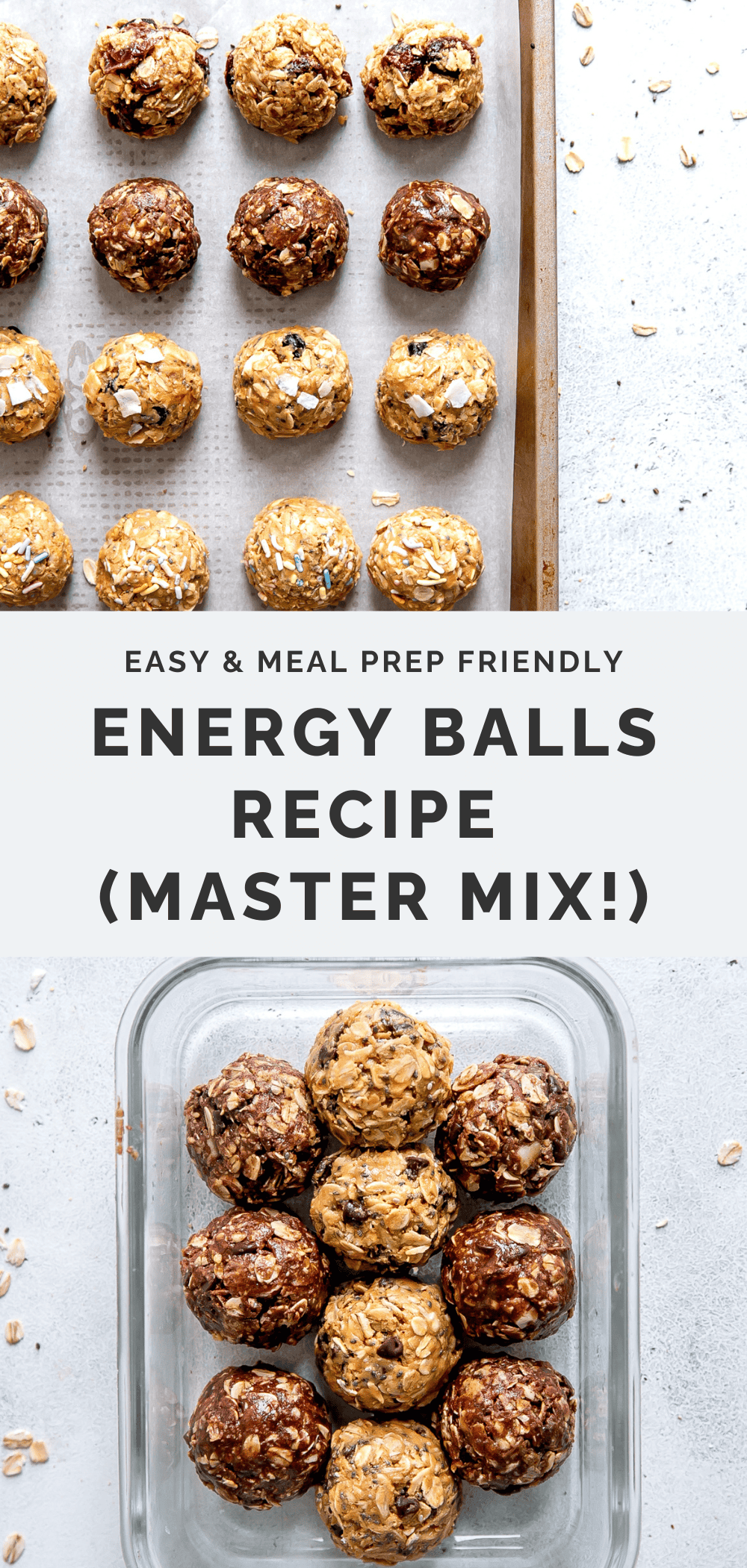 Energy Balls Recipe (Master Mix + 5 Flavors) • Fit Mitten Kitchen