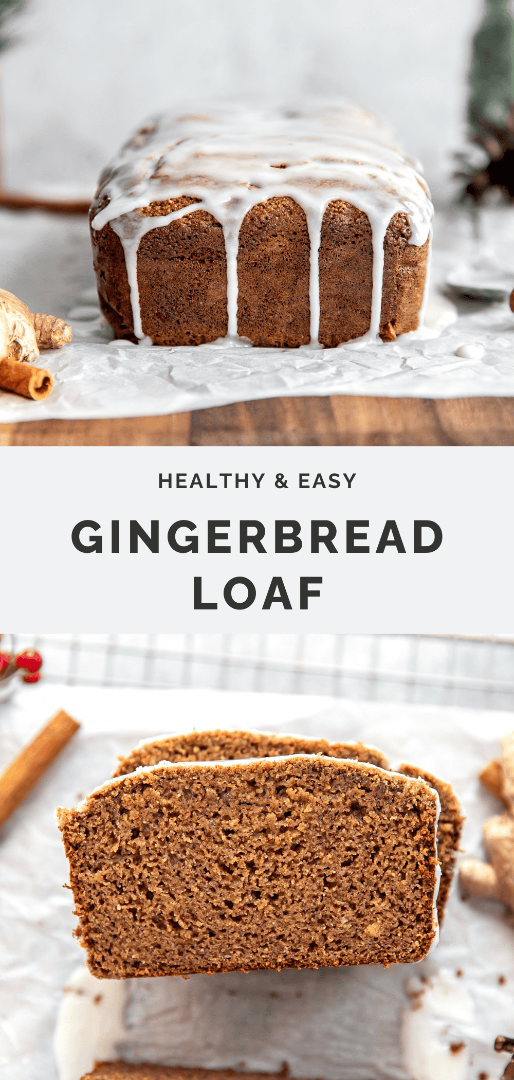 The Best Gingerbread Loaf {gluten free} • Fit Mitten Kitchen