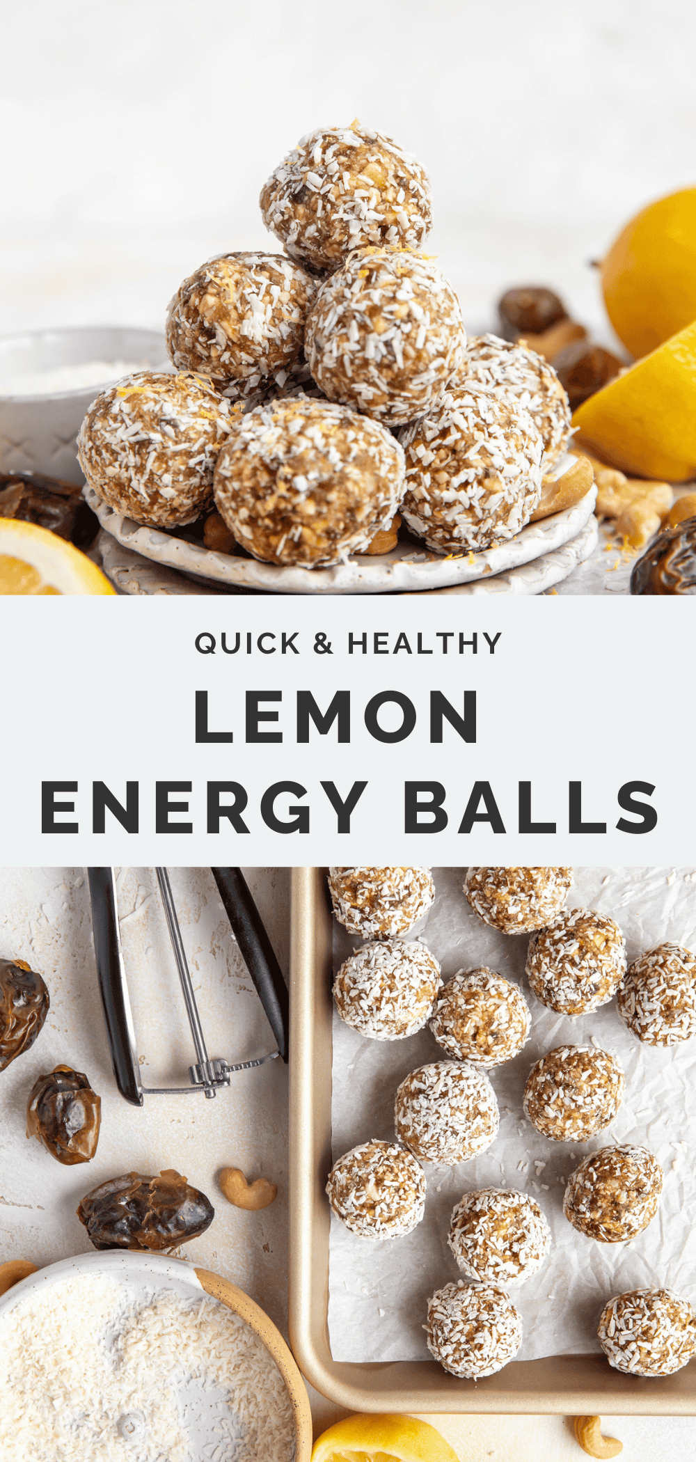 Lemon Energy Balls • Fit Mitten Kitchen