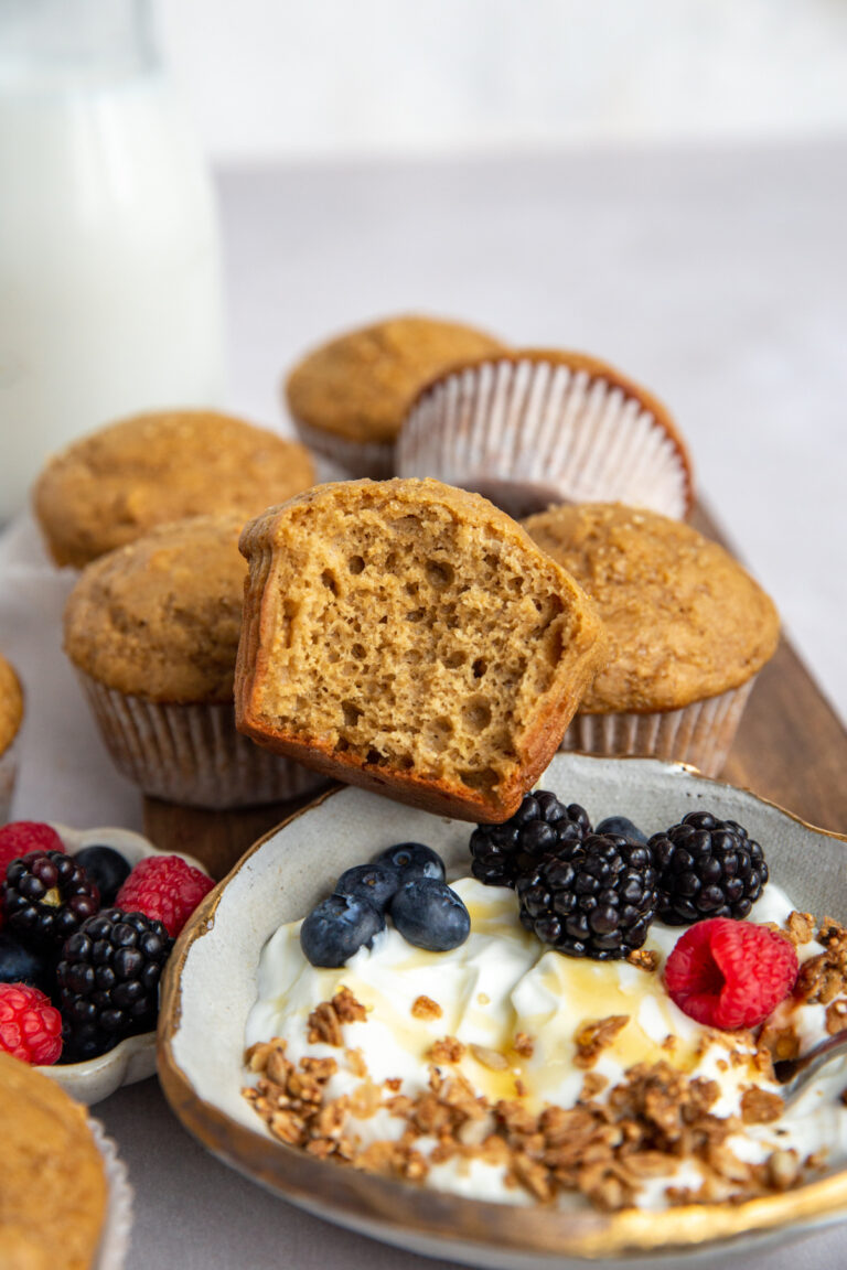 Greek Yogurt Muffins • Fit Mitten Kitchen