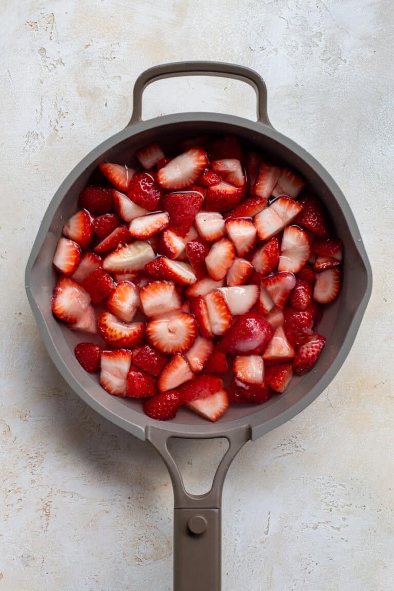 Iced Strawberry Matcha Latte • Fit Mitten Kitchen