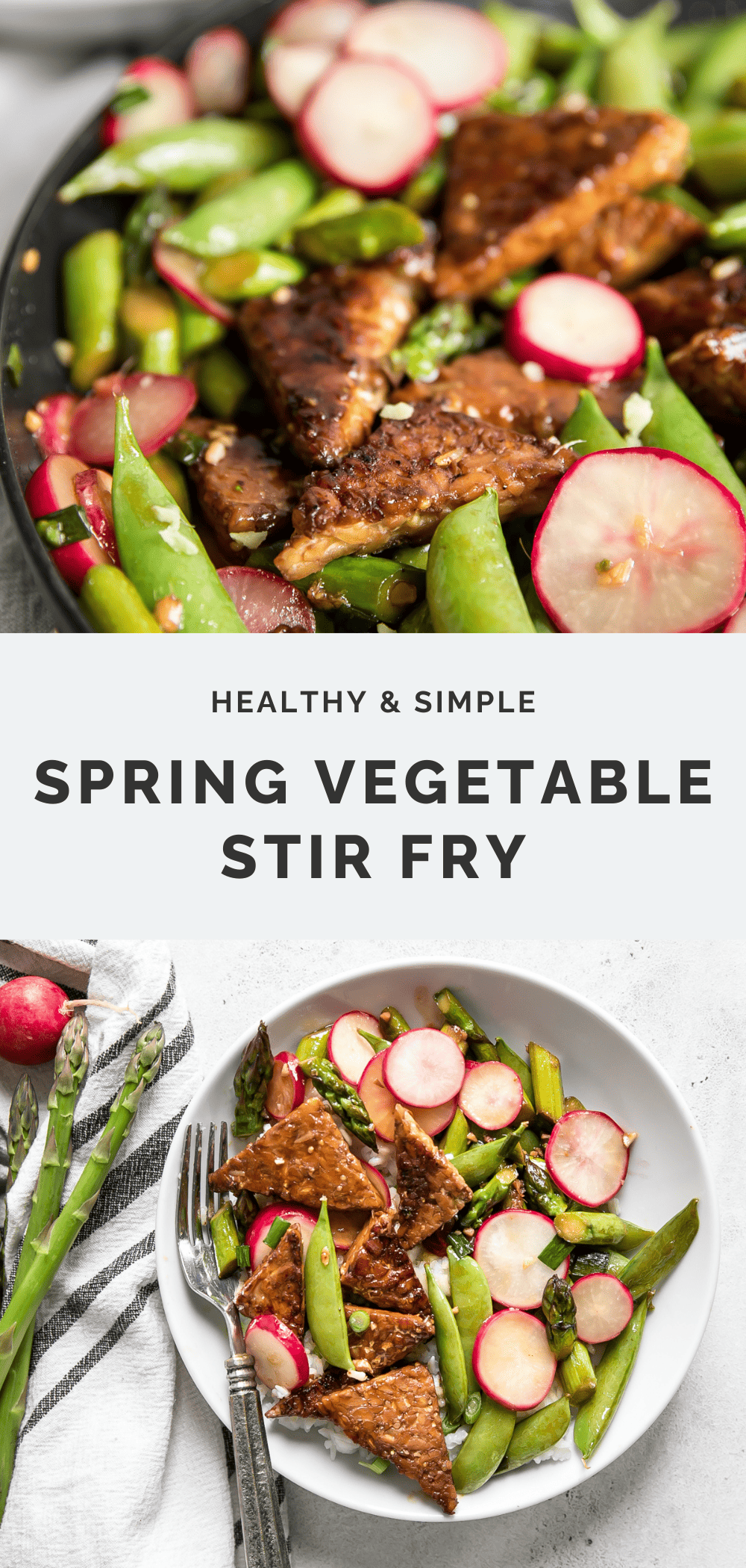 Spring Vegetable Stir Fry {easy recipe} • Fit Mitten Kitchen