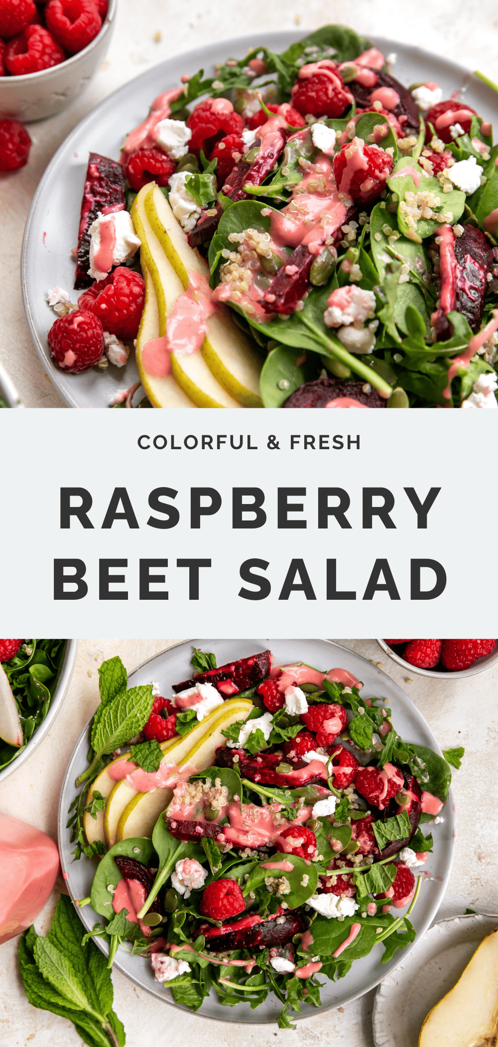 Raspberry Beet Salad • Fit Mitten Kitchen
